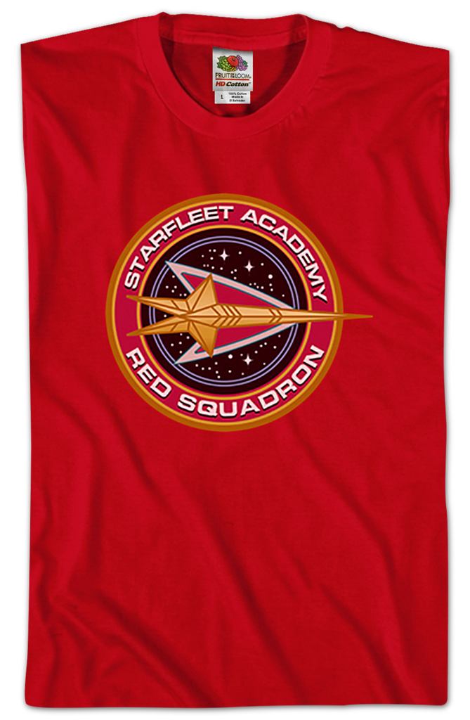 Starfleet Academy Red Squadron Star Trek T-Shirt