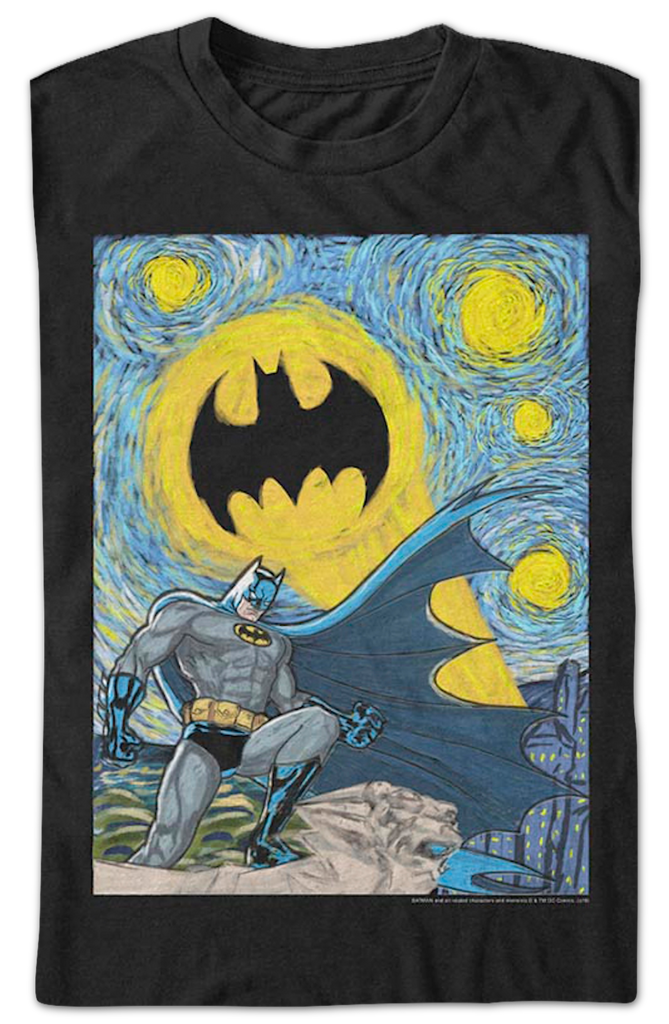 Starry Dark Knight Batman DC Comics T-Shit