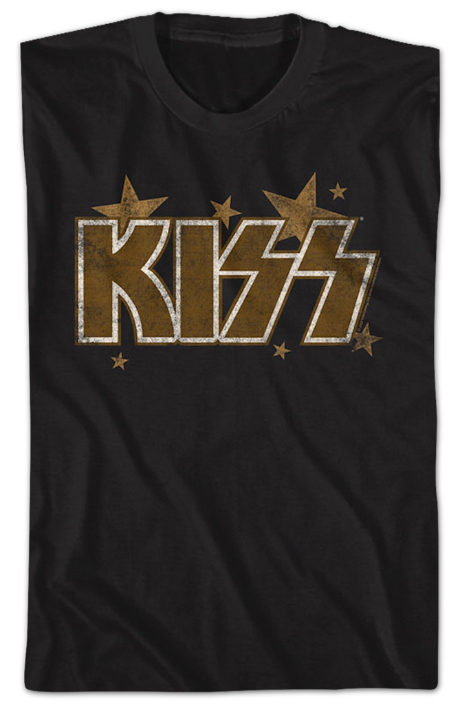 Starry Logo KISS T-Shirt