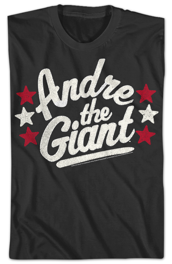 Stars Andre The Giant T-Shirt: Andre The Giant Mens T-Shirt