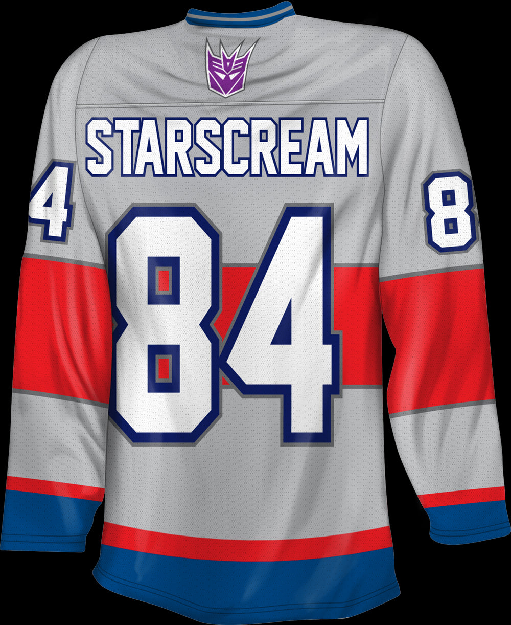 Starscream Decepticons Transformers Hockey Jersey