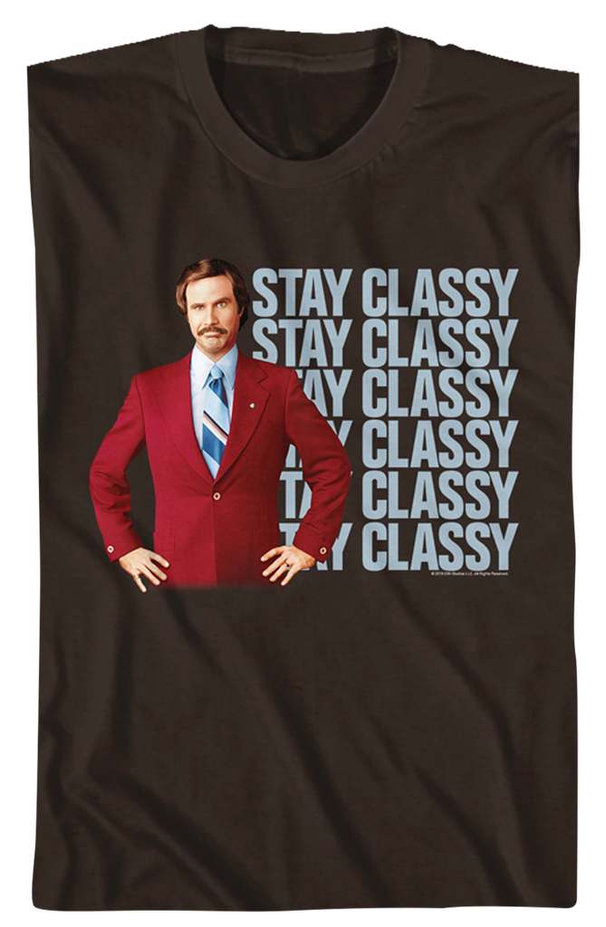 Stay Classy Anchorman T-Shirt: Anchorman Mens T-Shirt