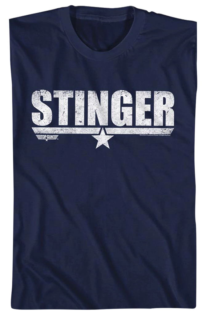 Distressed Stinger Top Gun T-Shirt