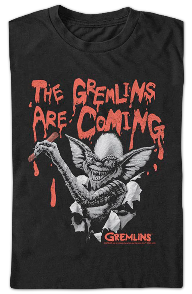 Stripe Poster Gremlins T-Shirt