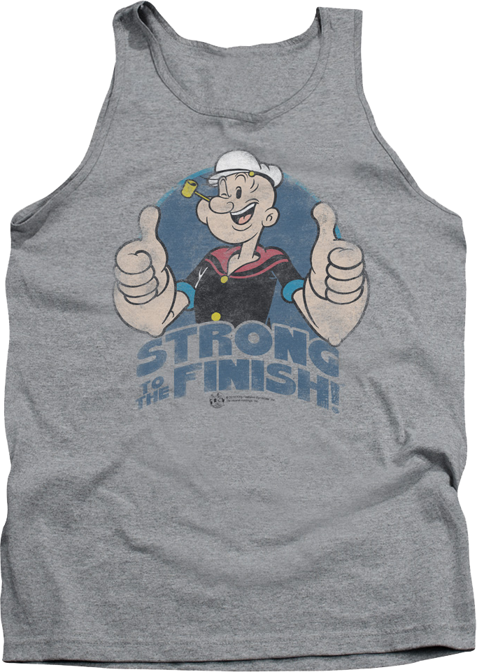 Strong To The Finish Popeye Tank Top