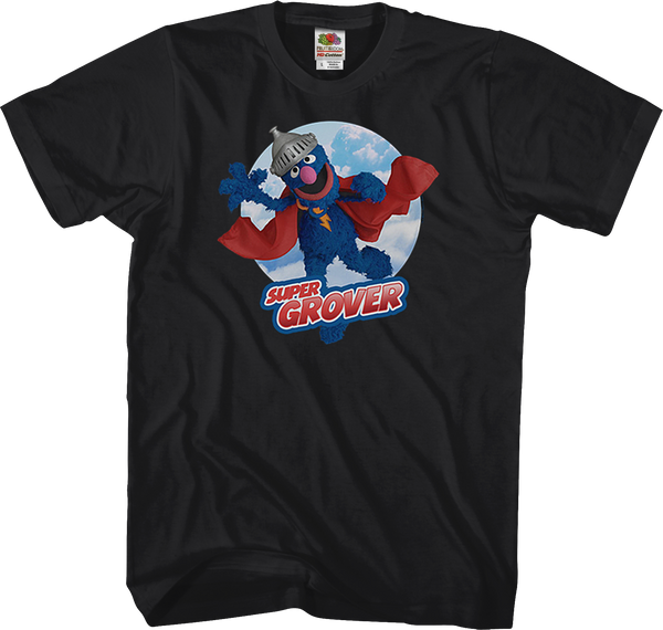 Super Grover Sesame Street T-Shirt: Sesame Street Mens T-Shirt