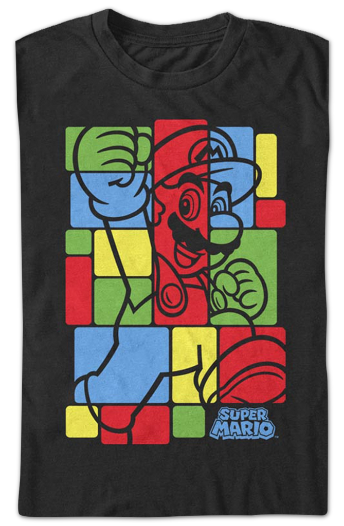 Super Mario Blocks Nintendo T-Shirt
