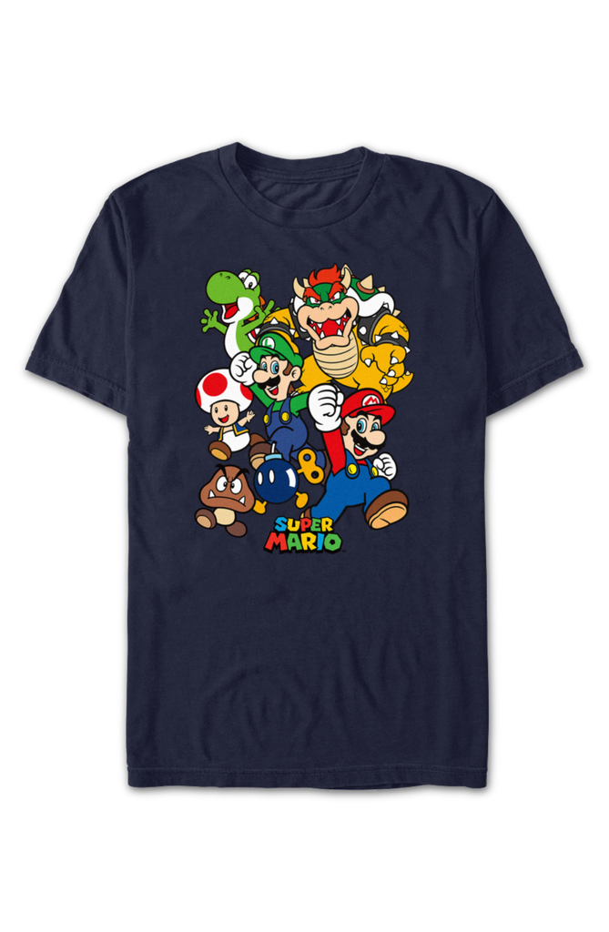 Super Mario Bros. Character Collage Nintendo T-Shirt