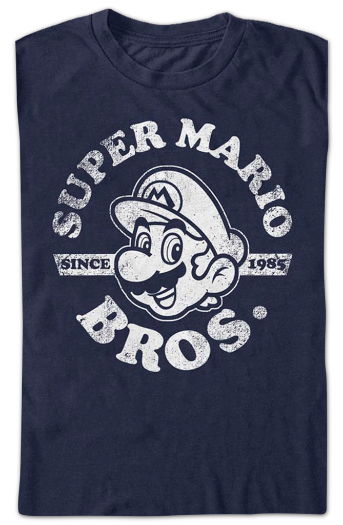 Super Mario Bros. Distressed Since 1985 Nintendo T-Shirt