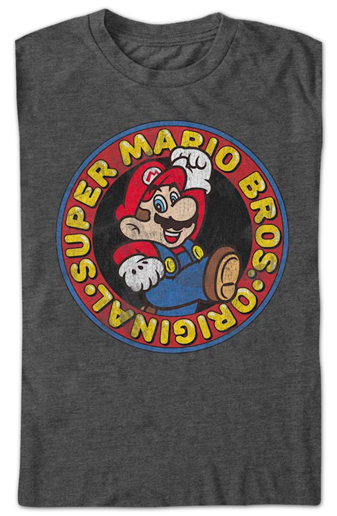 Super Mario Bros. Original Circle Nintendo T-Shirt