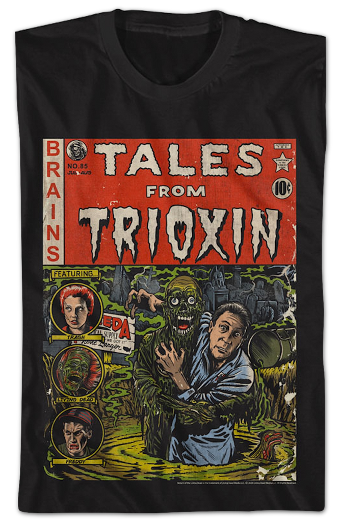 Tales From Trioxin Comic Book Return Of The Living Dead T-Shirt