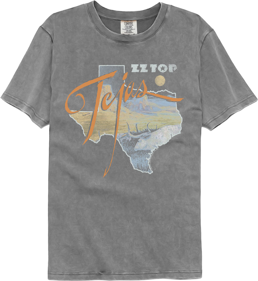 Tejas ZZ Top Comfort Colors Brand T-Shirt