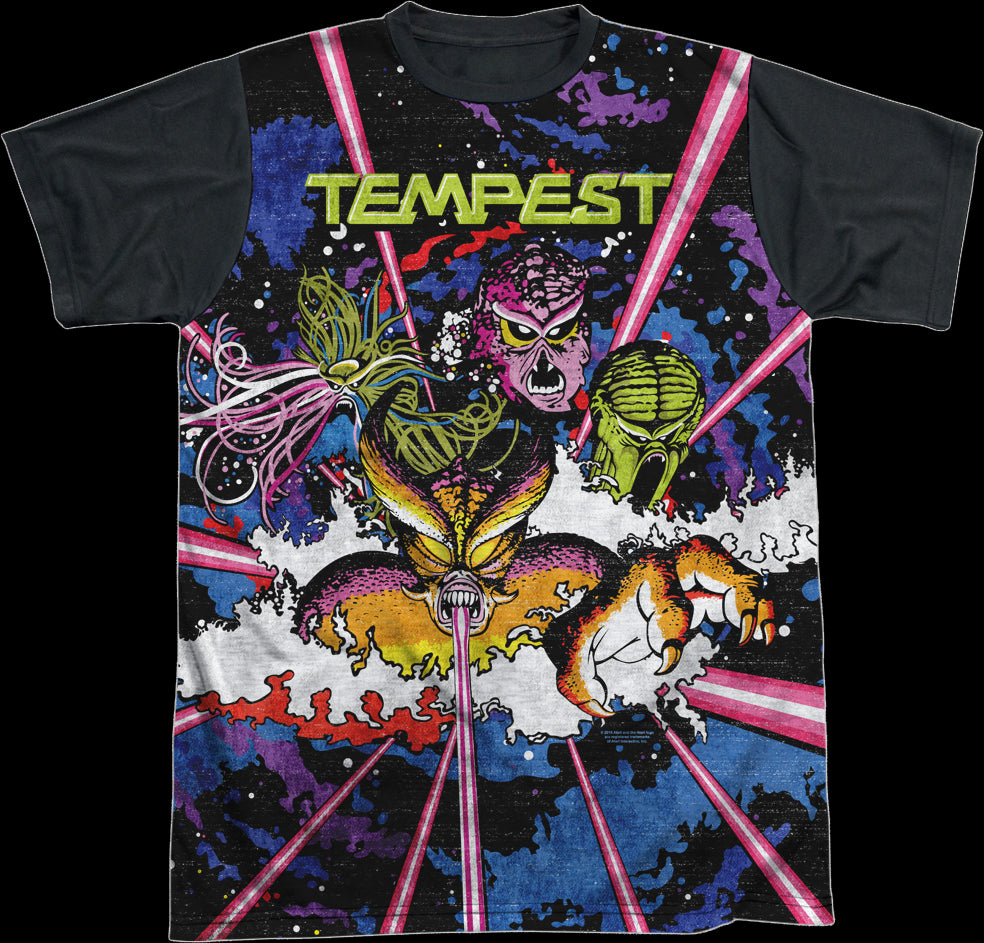 Tempest Enemies Attack Atari T-Shirt
