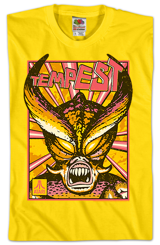 Tempest Enemy Atari T-Shirt: Atari Mens T-Shirt