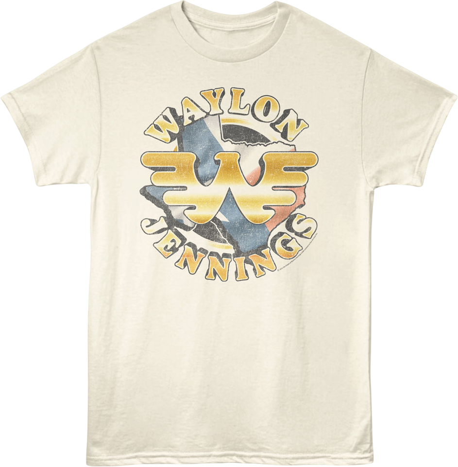 Texas Logo Waylon Jennings T-Shirt