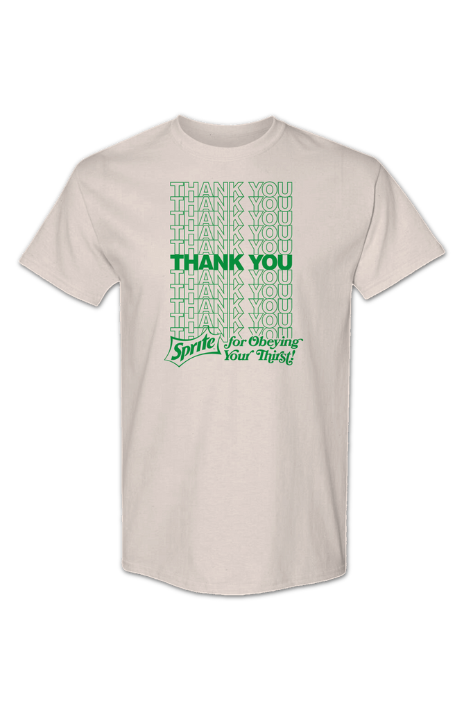 Thank You For Obeying Your Thirst Sprite T-Shirt
