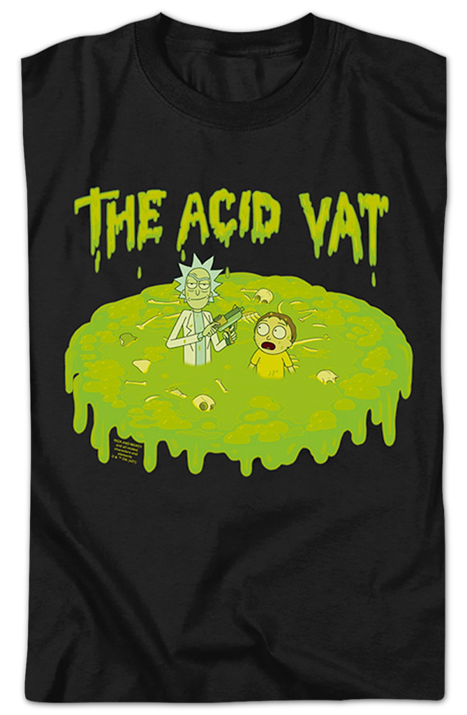 The Acid Vat Rick And Morty T-Shirt