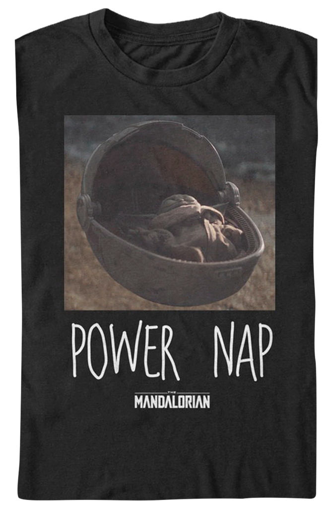 The Child Power Nap Star Wars The Mandalorian T-Shirt