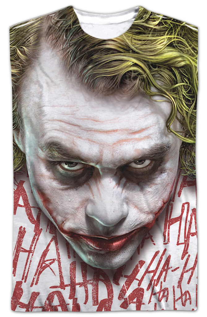 The Dark Knight The Joker's Face DC Comics T-Shirt