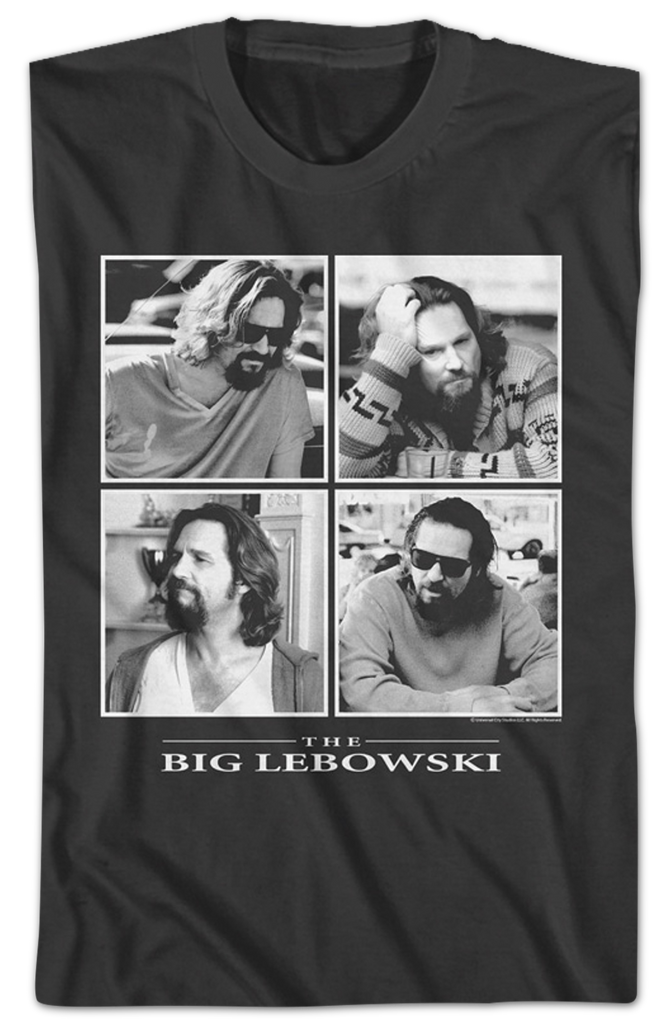 The Dude Collage Big Lebowski T-Shirt