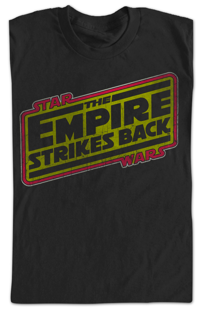 The Empire Strikes Back Logo T-Shirt: Star Wars Mens T-shirt