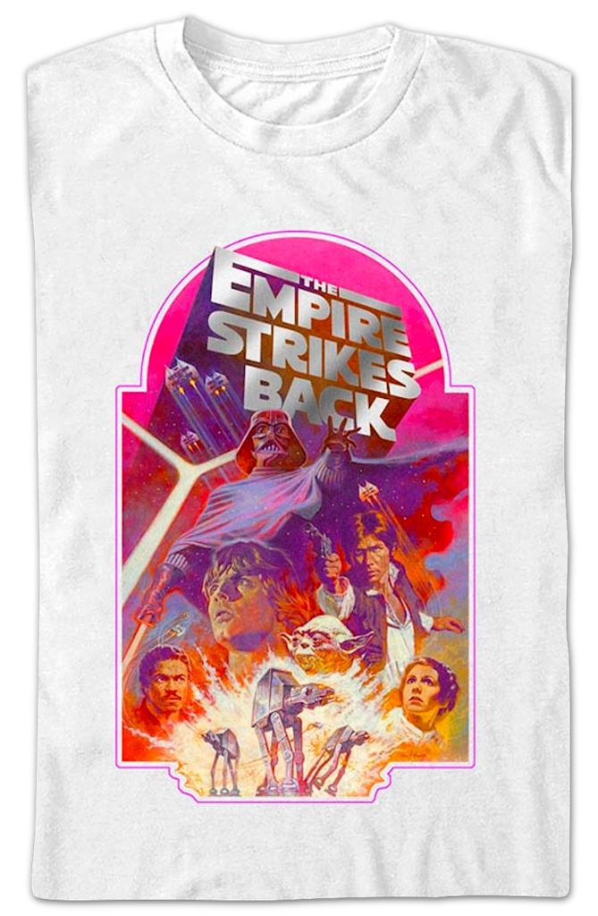 The Empire Strikes Back Vintage Poster Star Wars T-Shirt