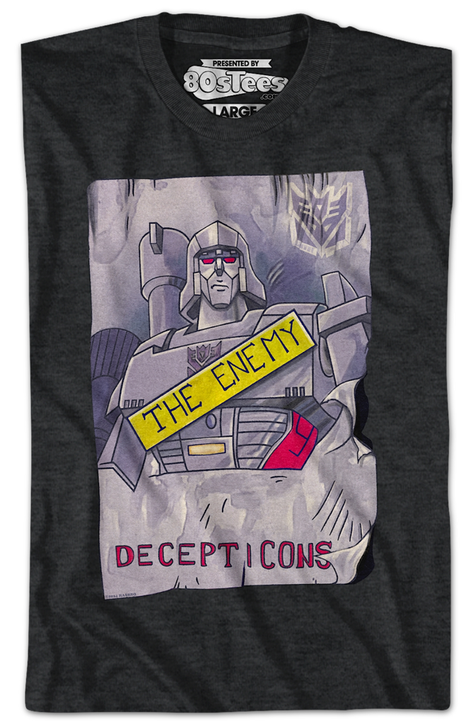 The Enemy Decepticons Poster Transformers T-Shirt