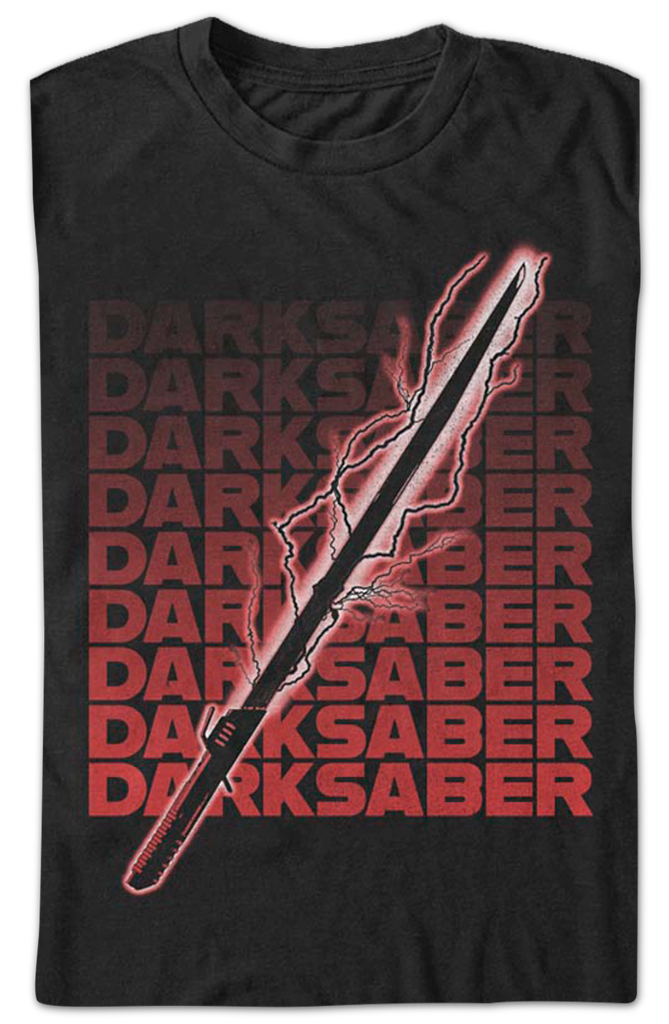 The Mandalorian Electrical Darksaber Star Wars T-Shirt