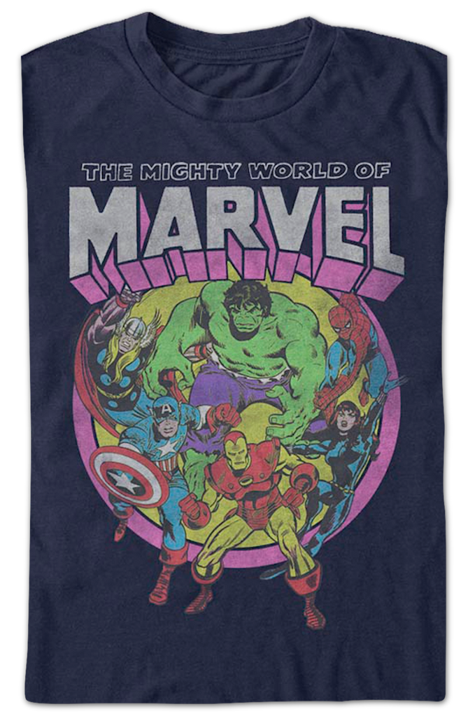 The Mighty World Of Marvel T-Shirt