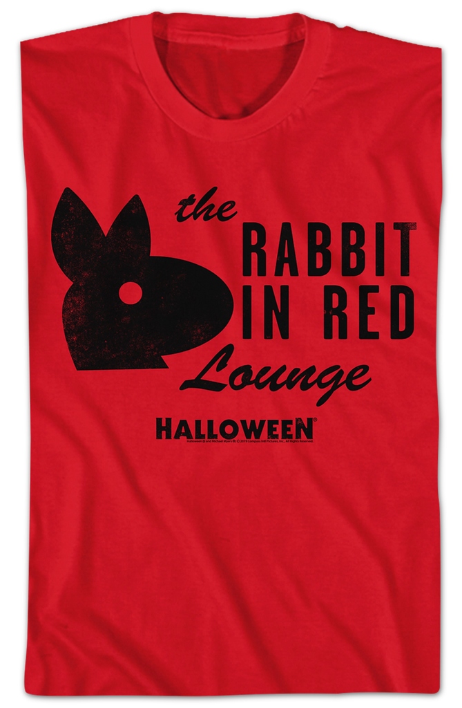 The Rabbit In Red Lounge Halloween T-Shirt