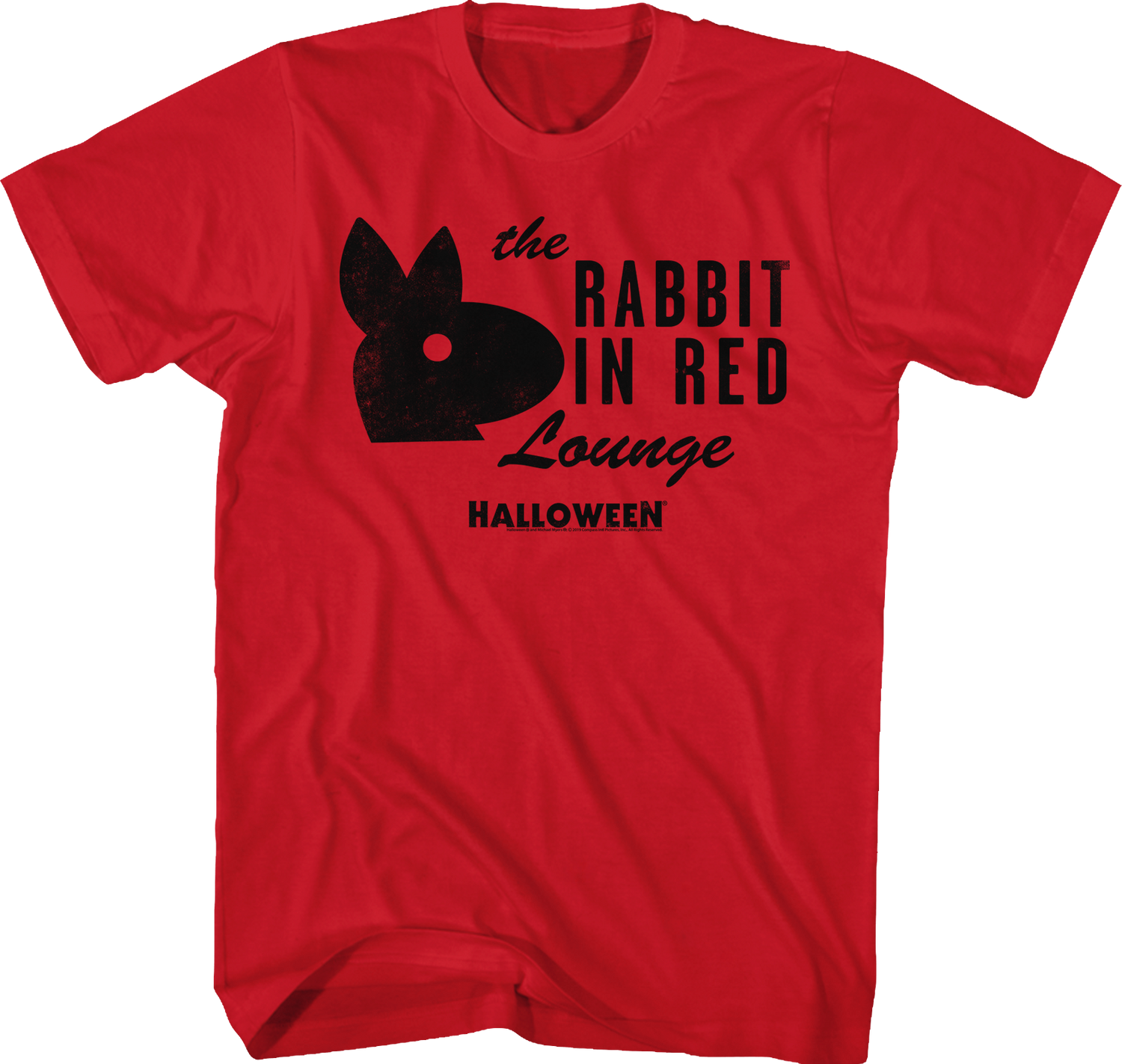 The Rabbit In Red Lounge Halloween T-Shirt