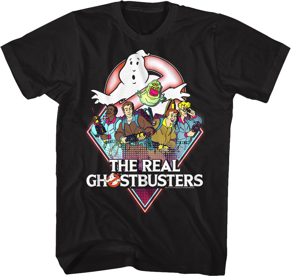The Real Ghostbusters T-Shirt: Ghostbusters Mens T-Shirt