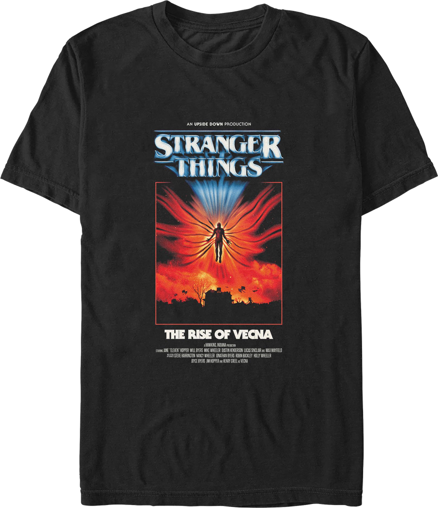 The Rise Of Vecna Poster Stranger Things T-Shirt
