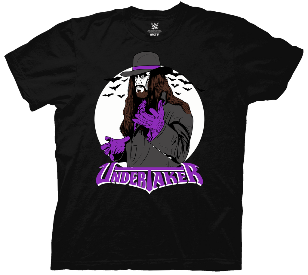 Illustrated Undertaker Shirt: 80s Wrestling Shirts