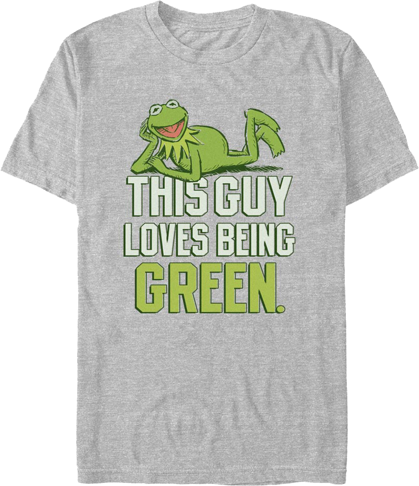 This Guy Loves Being Green Muppets T-Shirt