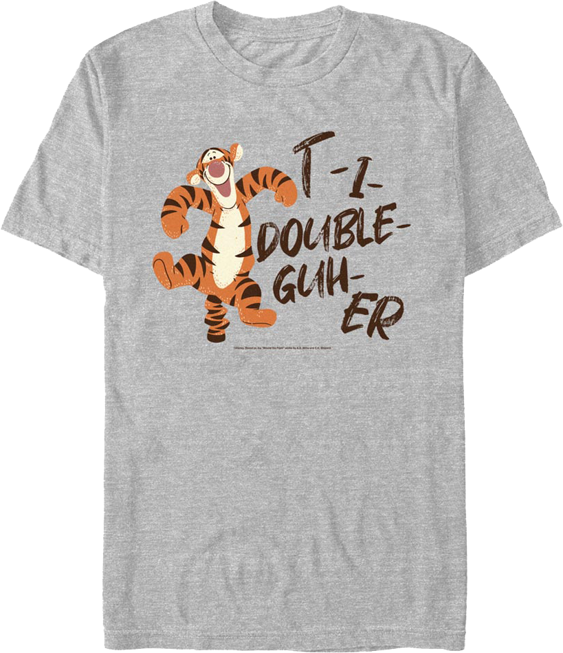 Tigger Spelling Winnie The Pooh T-Shirt