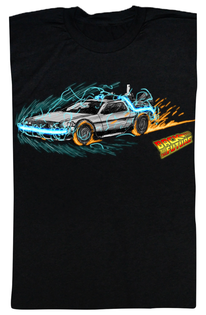 Time Machine With Style Back To The Future T-Shirt