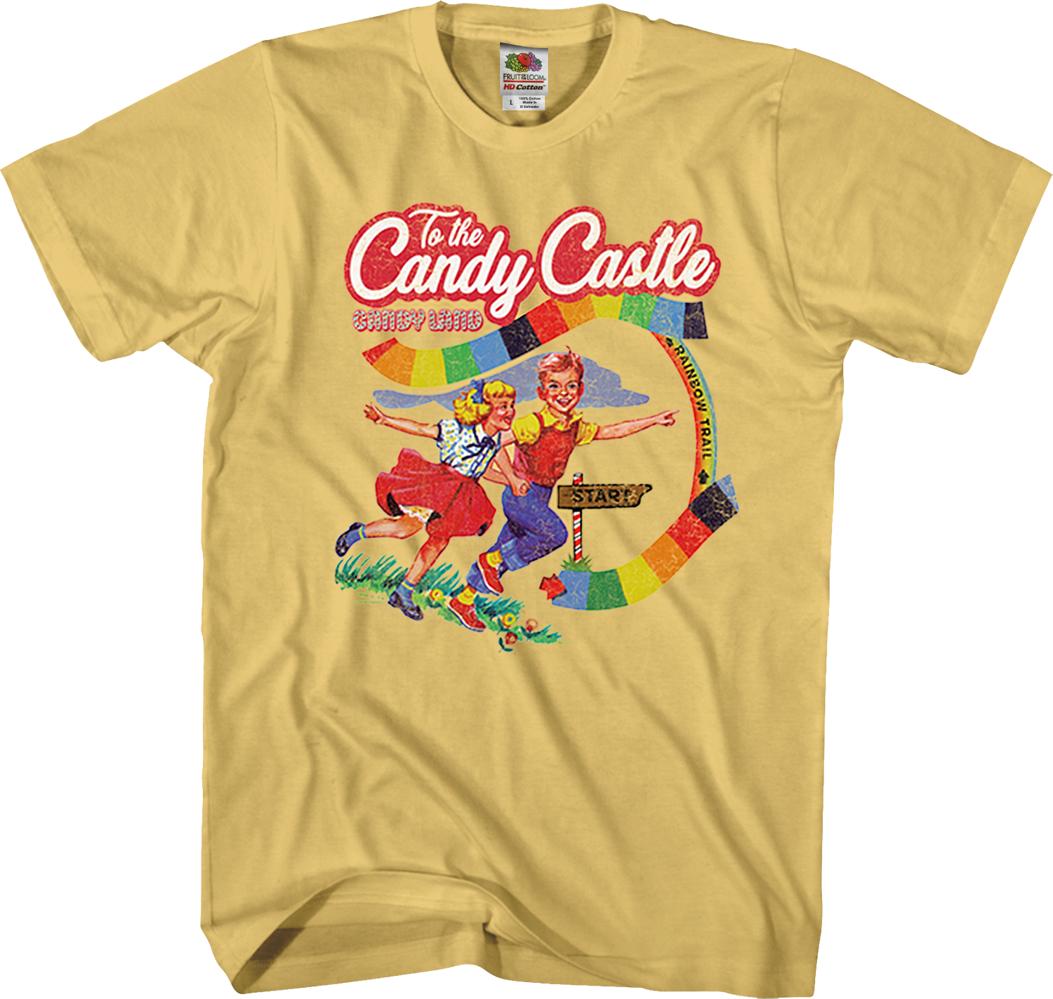 Vintage To the Candy Castle Candy Land T-Shirt