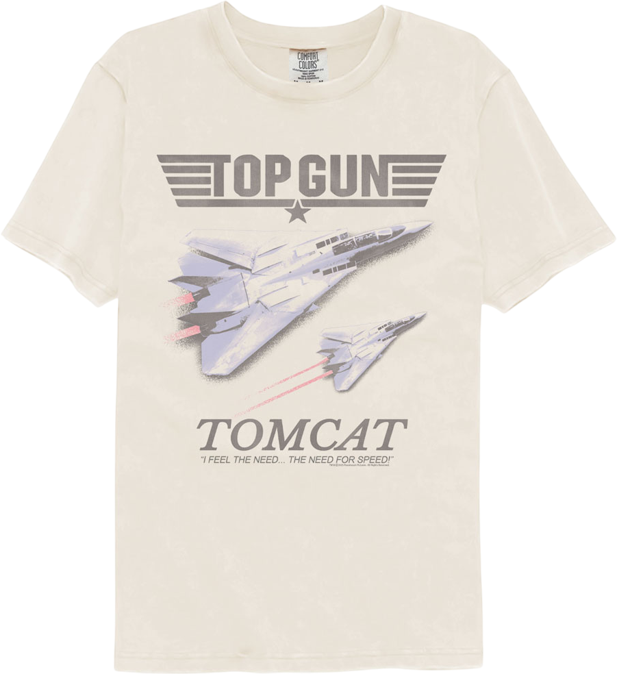 Tomcat Top Gun Comfort Colors Brand T-Shirt