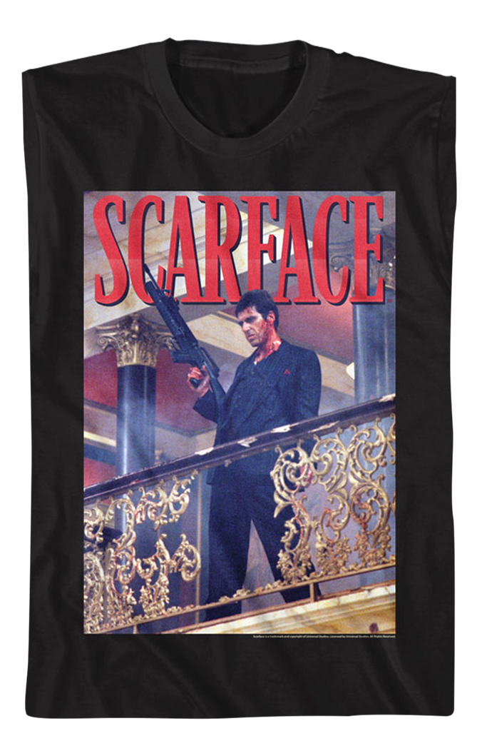 Tony Montana Poster Scarface T-Shirt