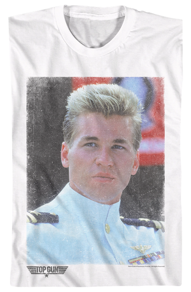 Top Gun Iceman Portrait T-Shirt
