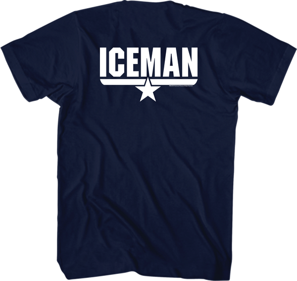 Top Gun Iceman Name T-Shirt: 80s Movies Top Gun T-shirt