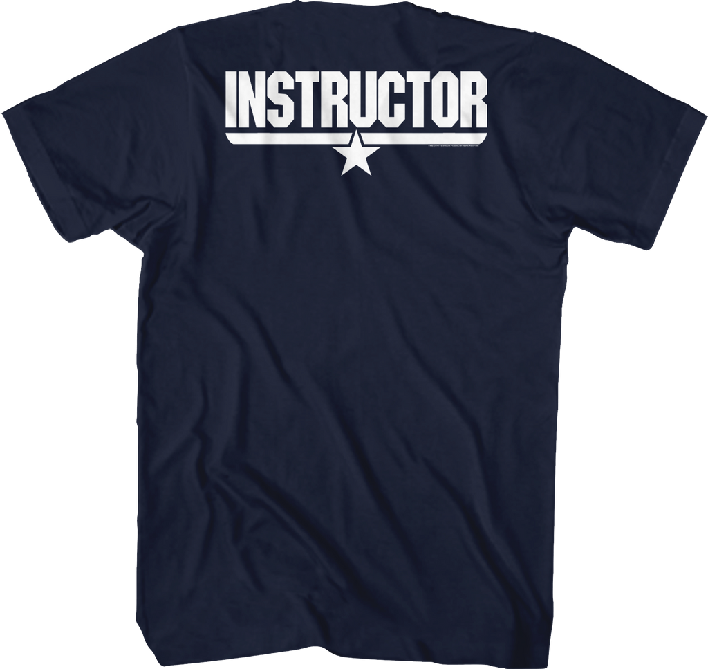 Top Gun Instructor T-Shirt: 80s Movies Top Gun T-shirt