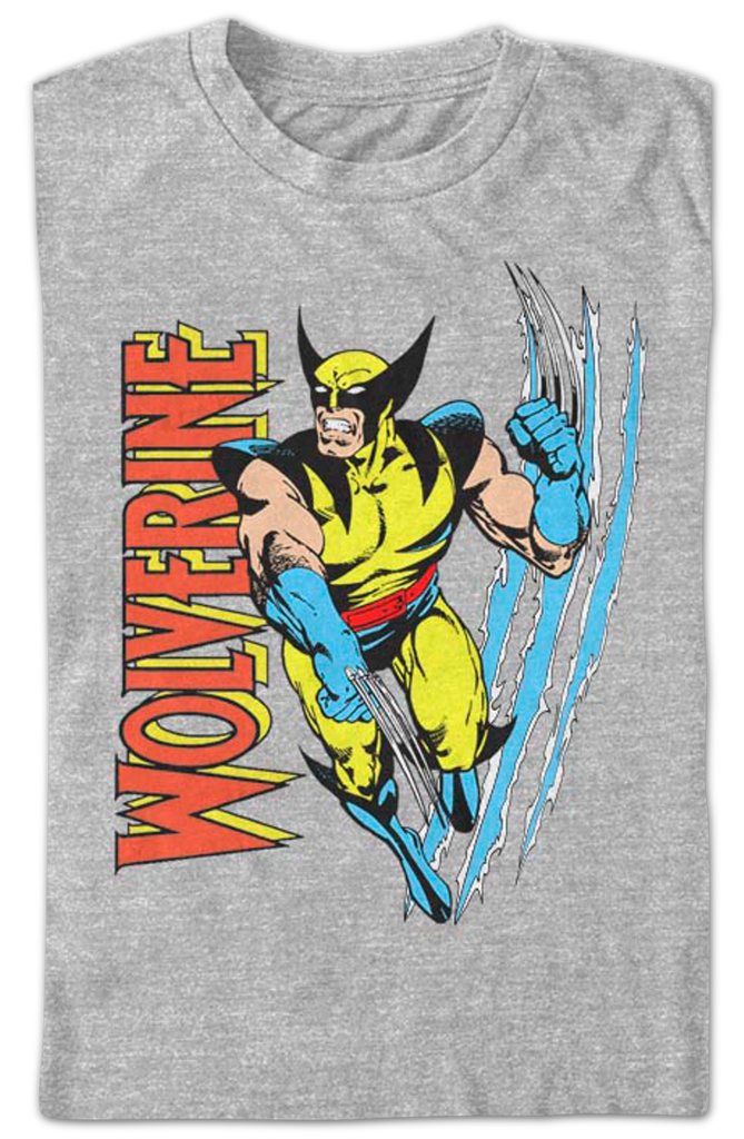 Torn Wolverine Marvel Comics T-Shirt