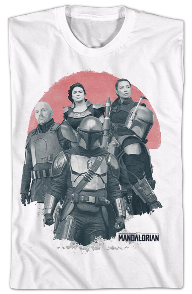 Tragedy Collage The Mandalorian Star Wars T-Shirt