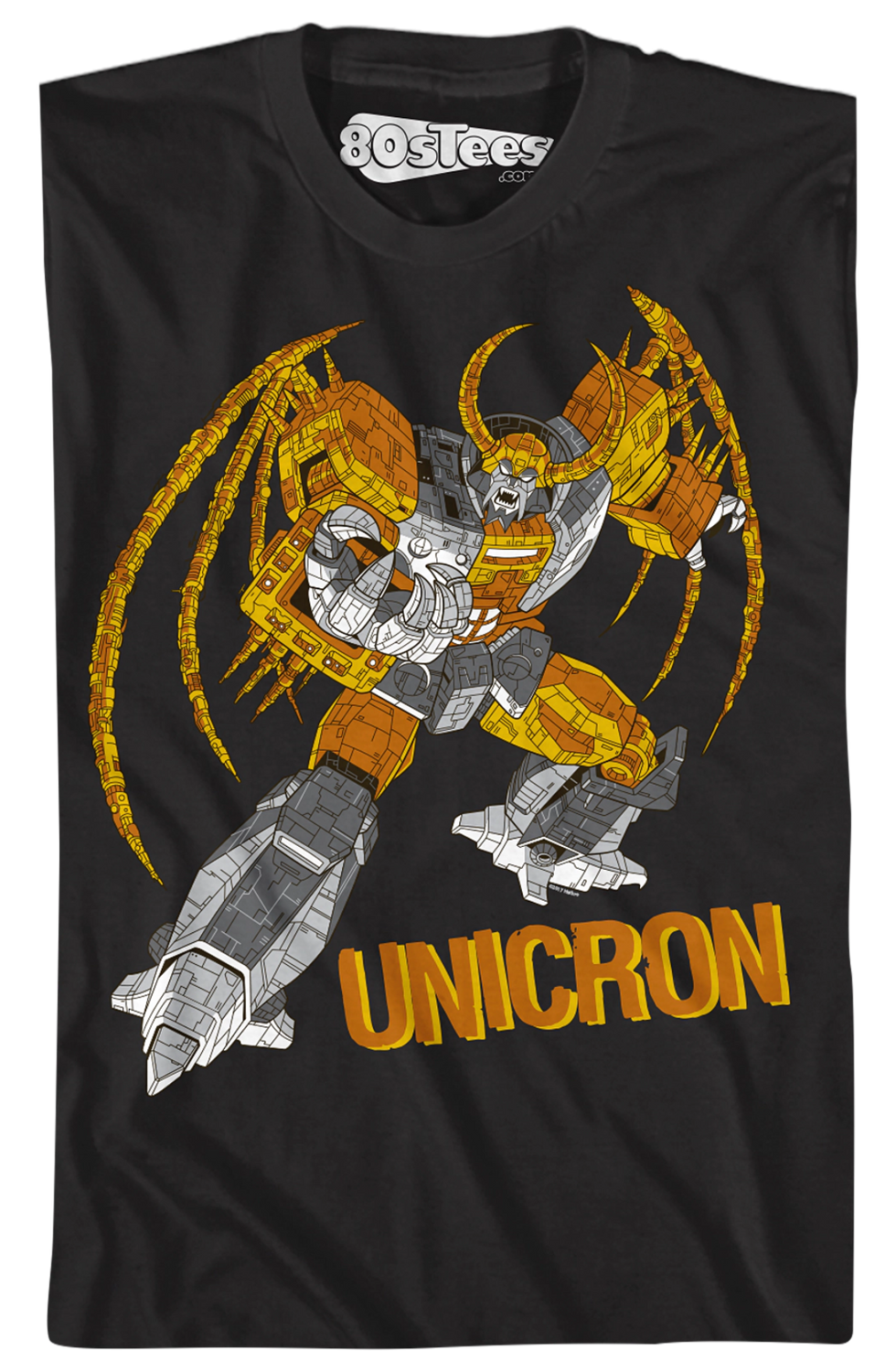Transformers Unicron Shirt: 80s Cartoon Transformer Decepticon T-shirt