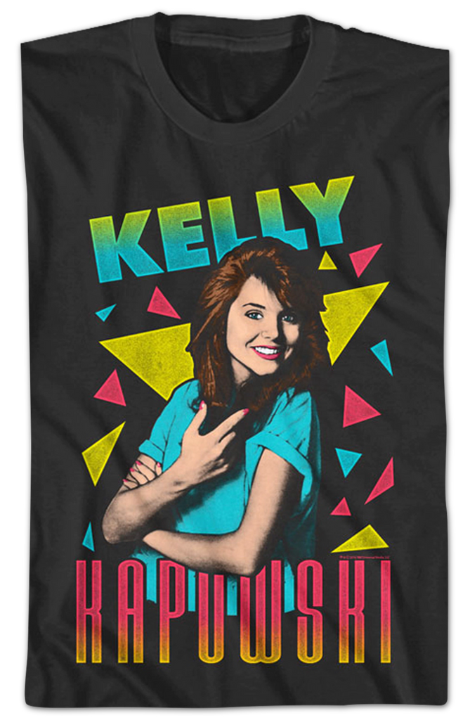 Triangles Kelly Kapowski Saved By The Bell T-Shirt