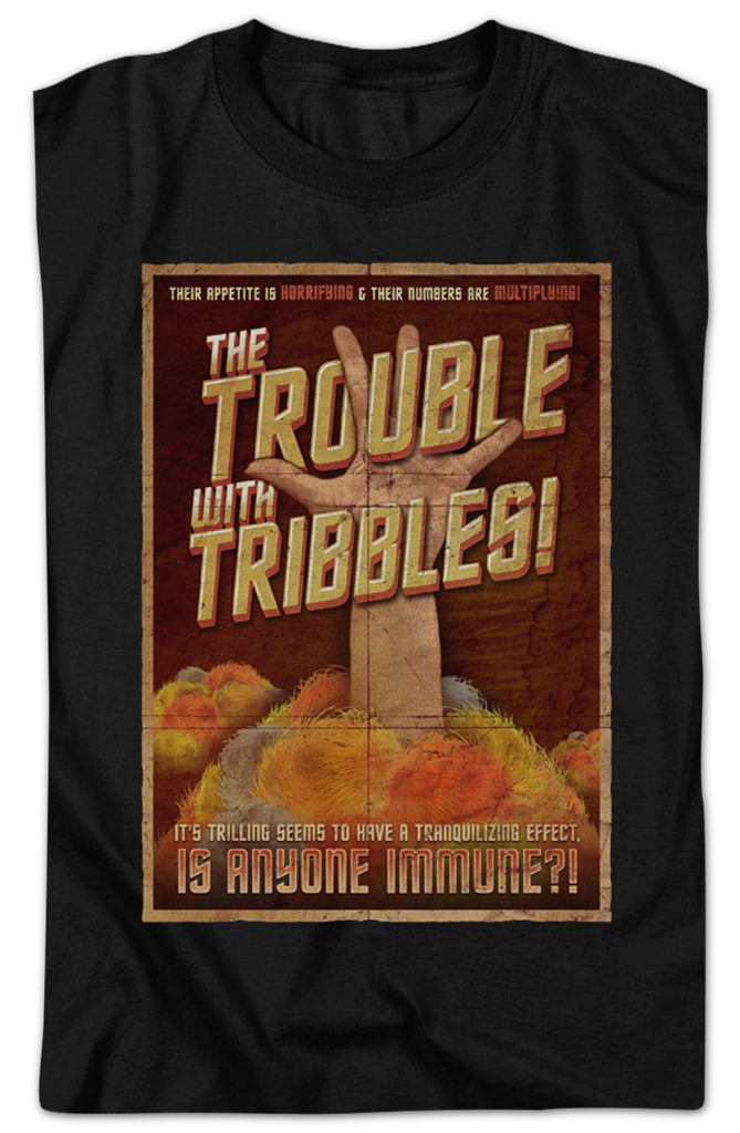 Trouble With Tribbles Poster Star Trek T-Shirt