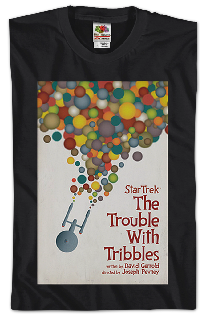 Trouble With Tribbles Star Trek T-Shirt: Star Trek Mens T-shirt