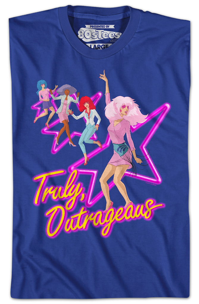 Truly Outrageous Rock Stars Jem And The Holograms T-Shirt